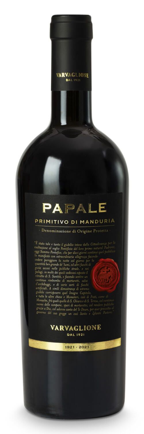 Papale Linea Oro, Primitivo di Manduria DOP